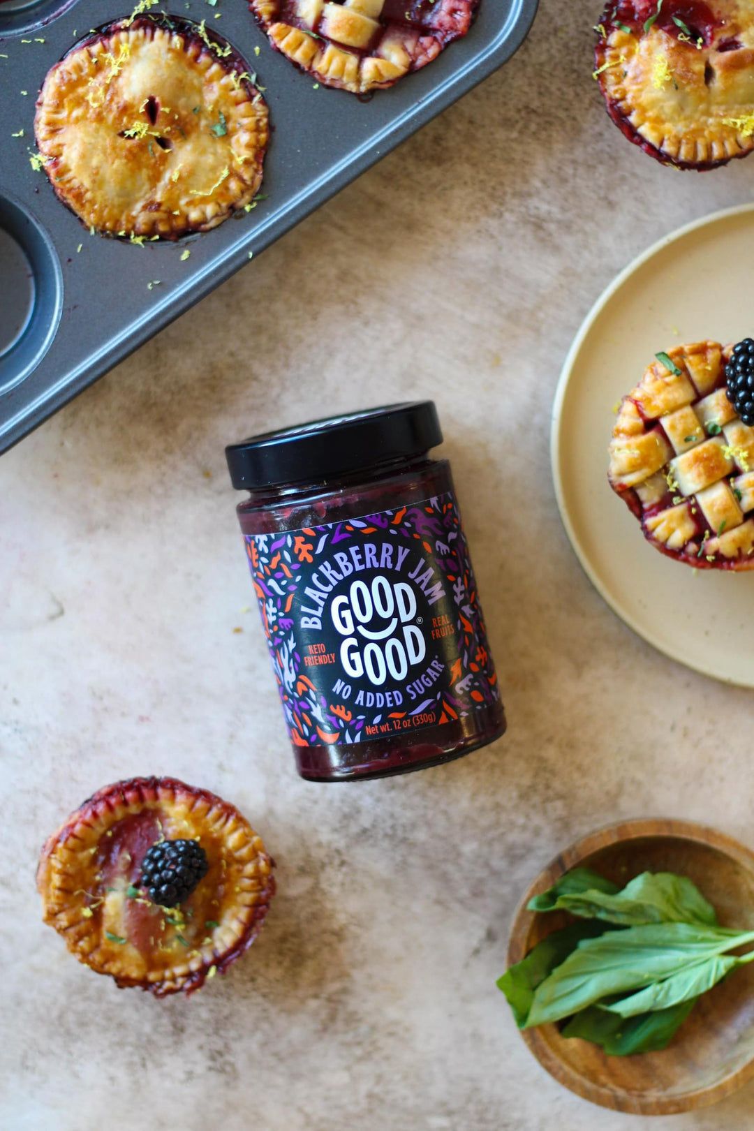 Mini Blackberry Pies