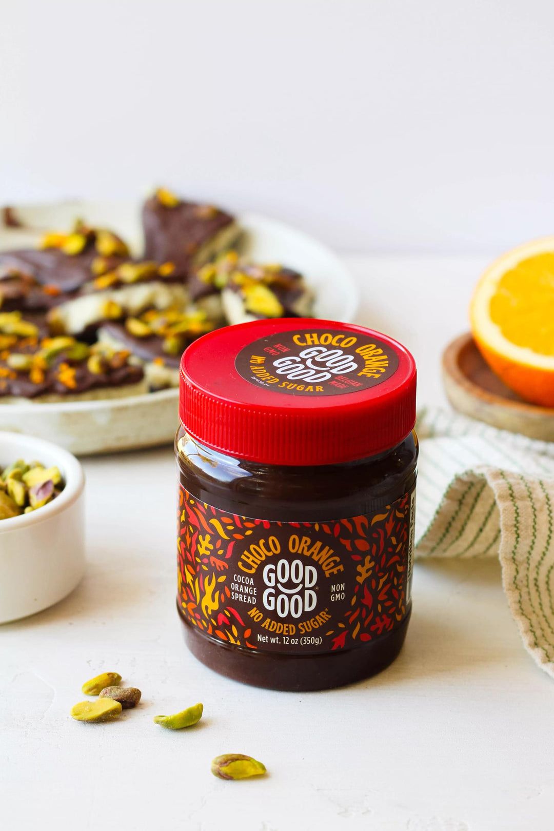 Choco Orange Cookie Dough Bark