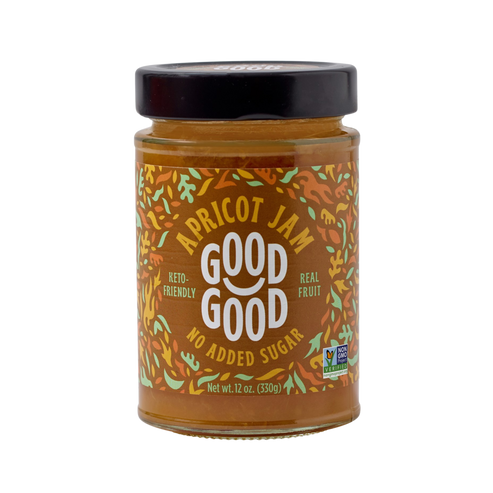 GOOD GOOD® - Apricot Jam (12oz) - No Added Sugar