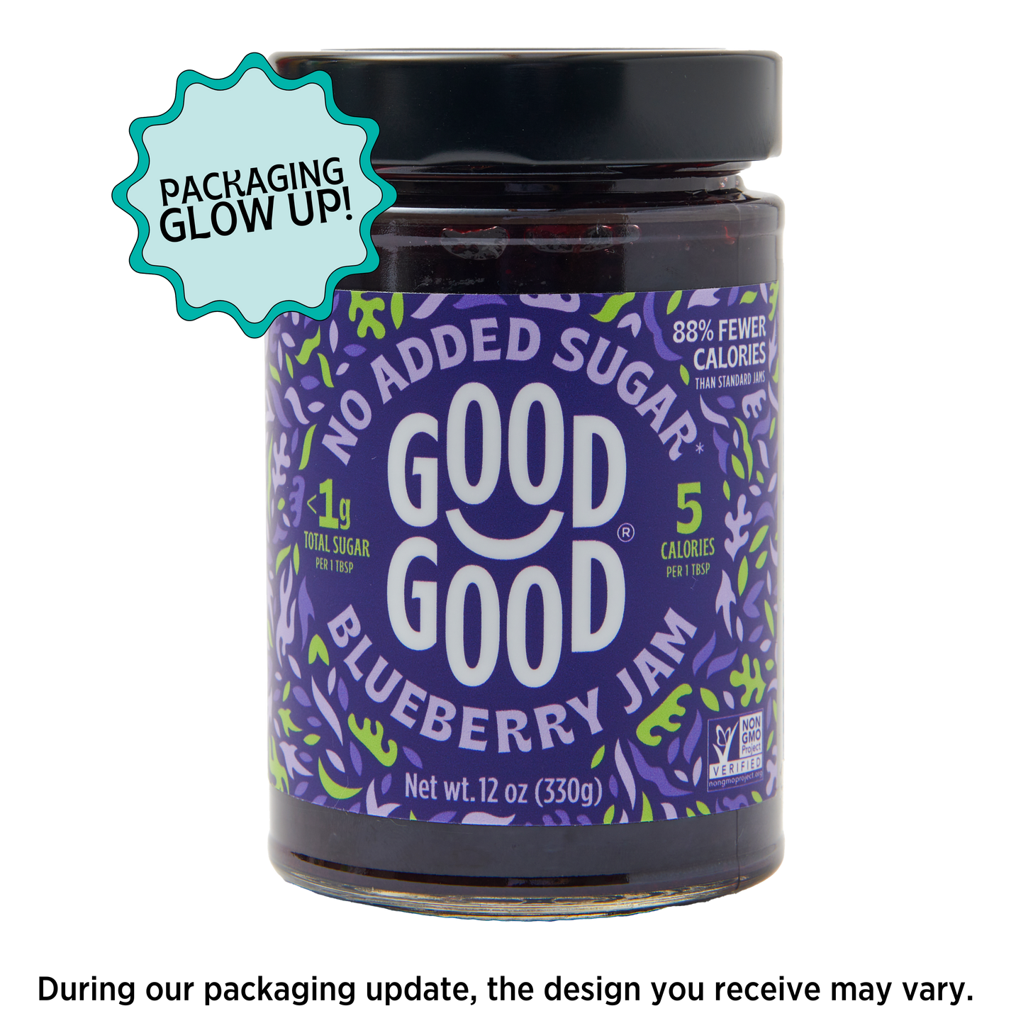 GOOD GOOD® - Blueberry Jam (12oz) - No Added Sugar