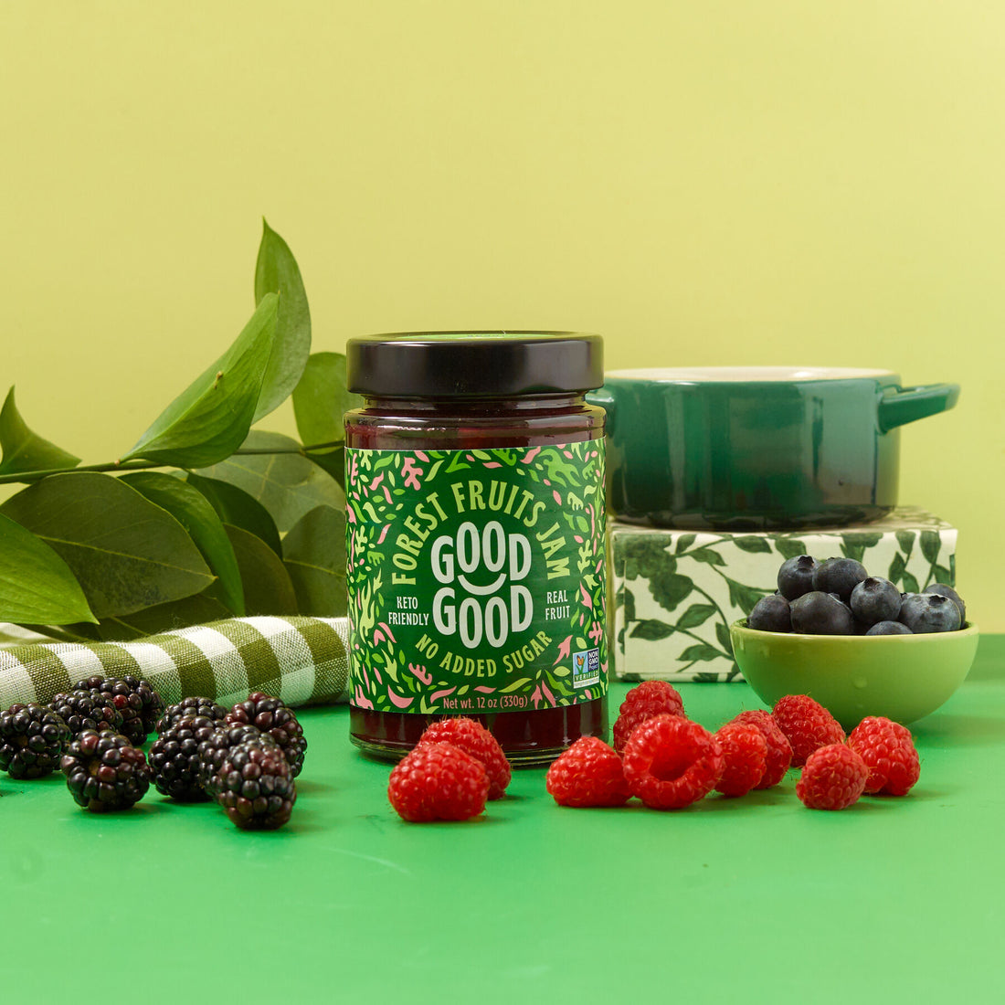GOOD GOOD® - Forest Fruits Jam (12oz) - No Added Sugar