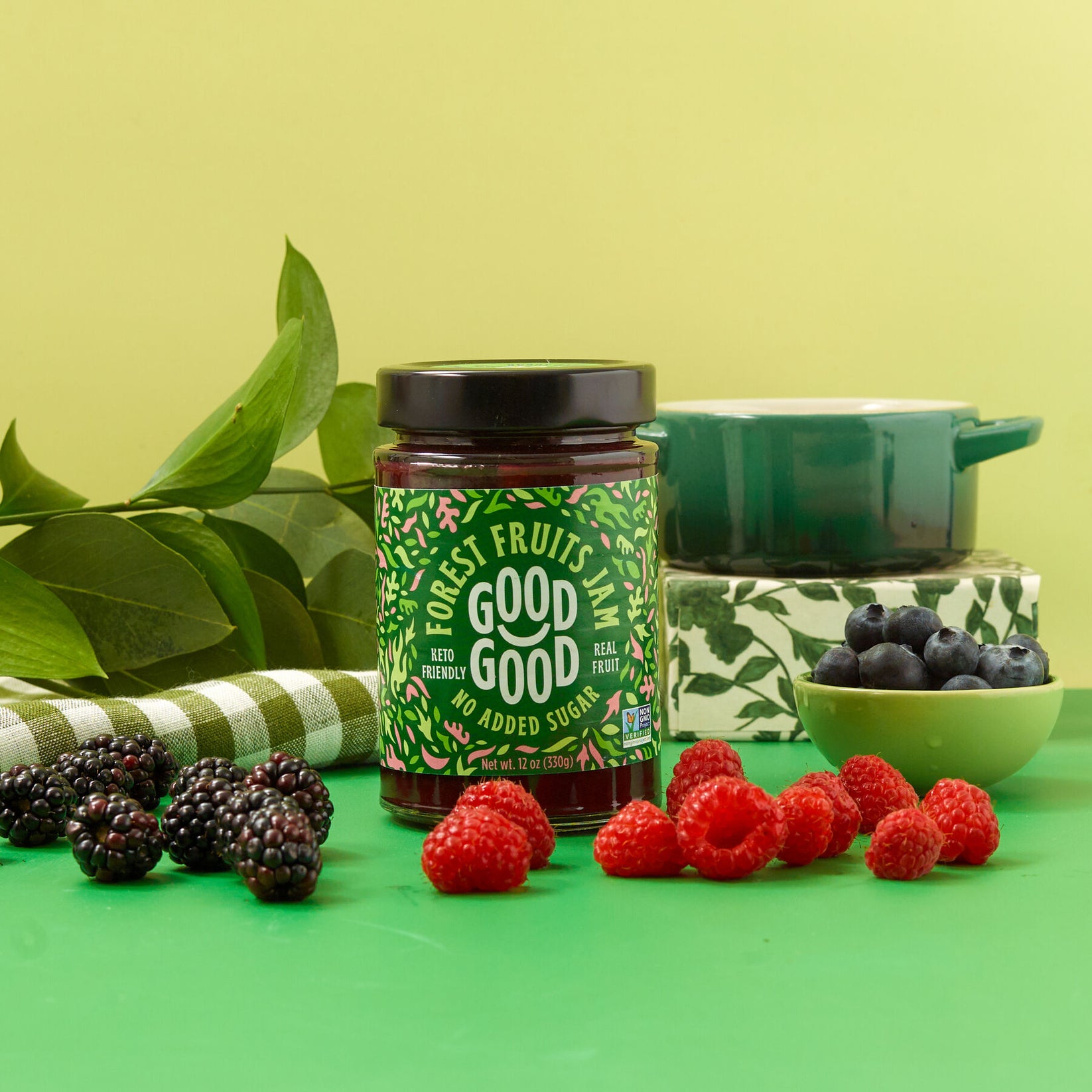 GOOD GOOD® - Forest Fruits Jam (12oz) - No Added Sugar