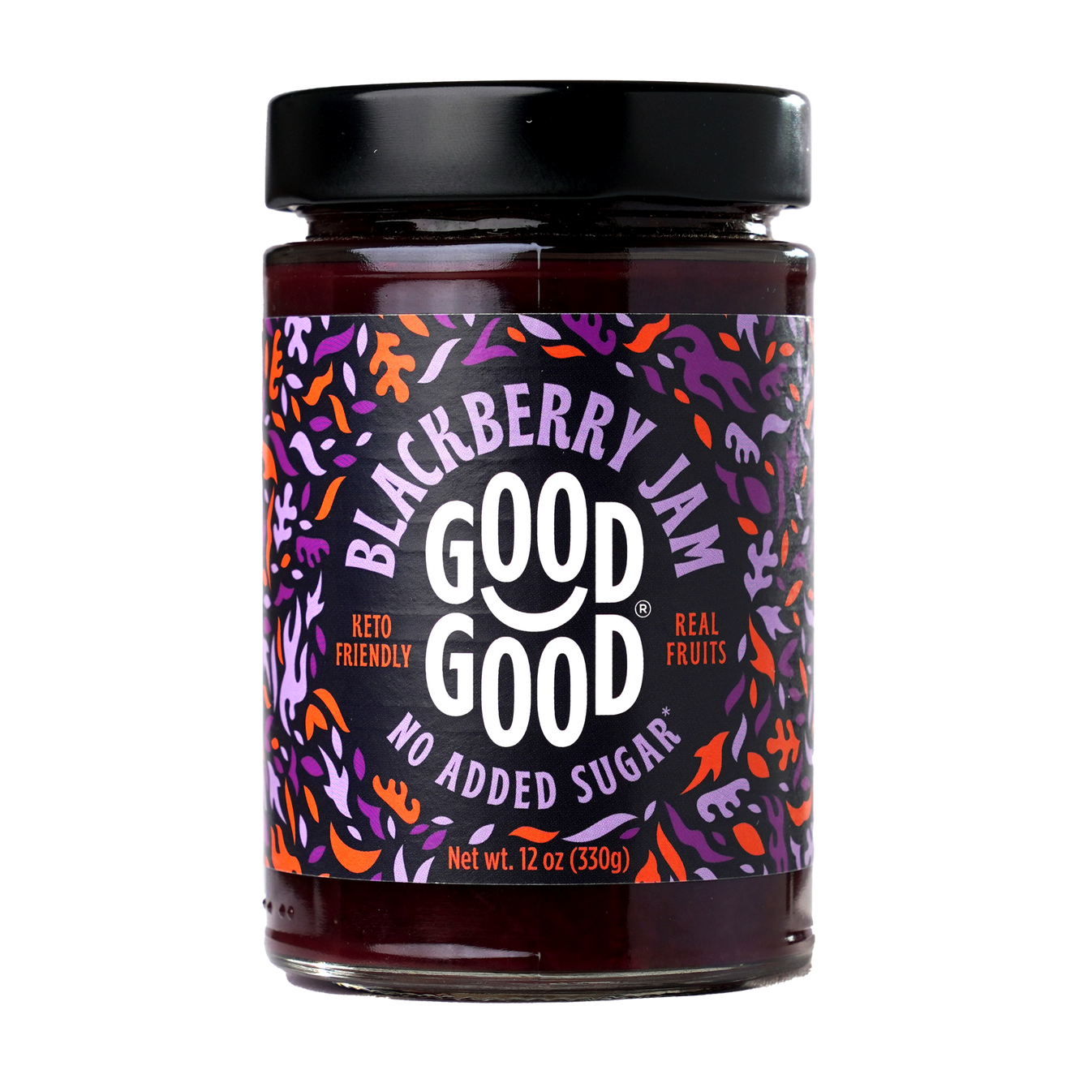 GOOD GOOD® - Blackberry Jam (12oz) - No Added Sugar