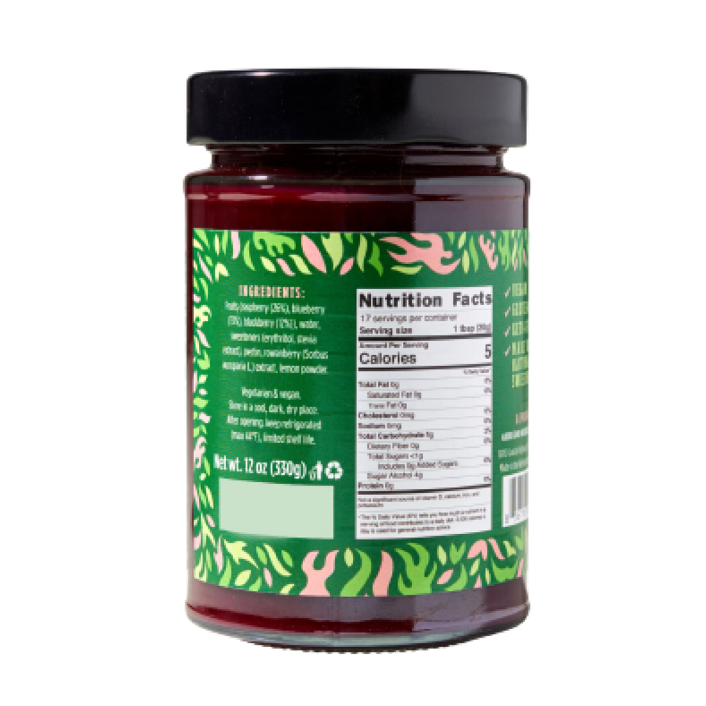 GOOD GOOD® - Forest Fruits Jam (12oz) - No Added Sugar